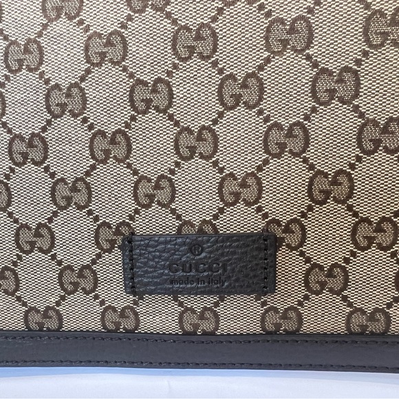 Gucci | Bags | Gucci Gg Canvas Flap Messenger Bag Style 44972 10 ...